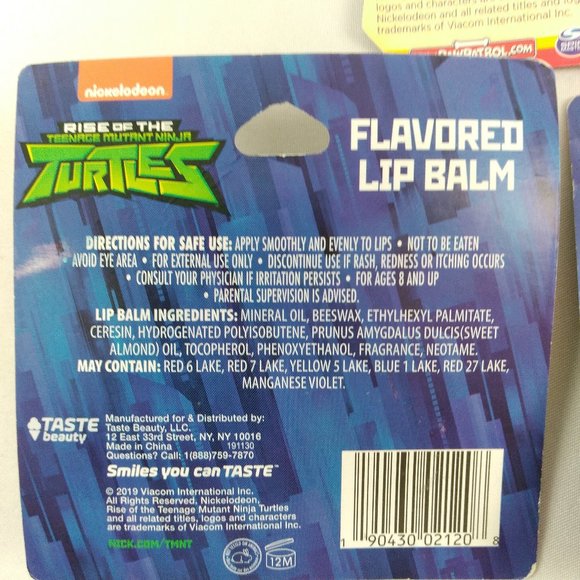 Taste Beauty | Makeup | 3 New Flavored Lip Balm Teenage Ninja Turtles ...